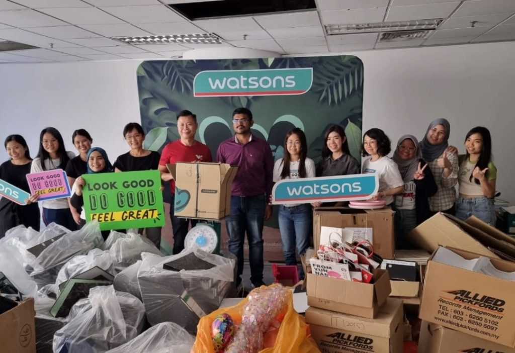 Watsons Recycling Campaign Collaboration on 7th March 2023 with Thanam ...